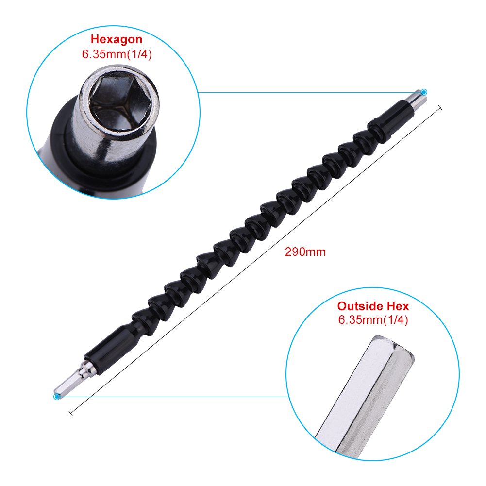 Flexible Extension Screwdriver Drill Bit Holder – Oztech tools
